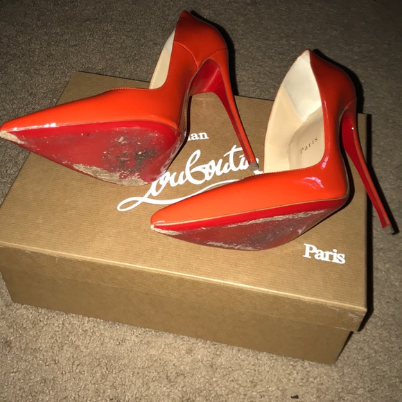 Christian Louboutin | Shoes | Bright Orange So Kates Fits Size 9 | Poshmark